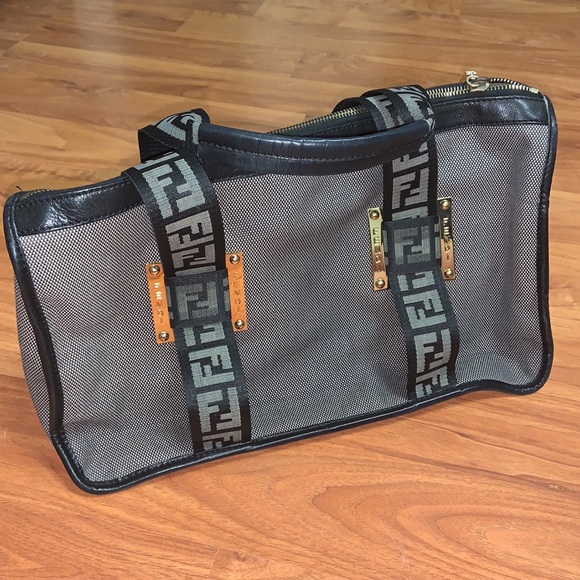Fendi | Bags | Authentic Fendi Navy Denim Purse Handbag | Poshmark